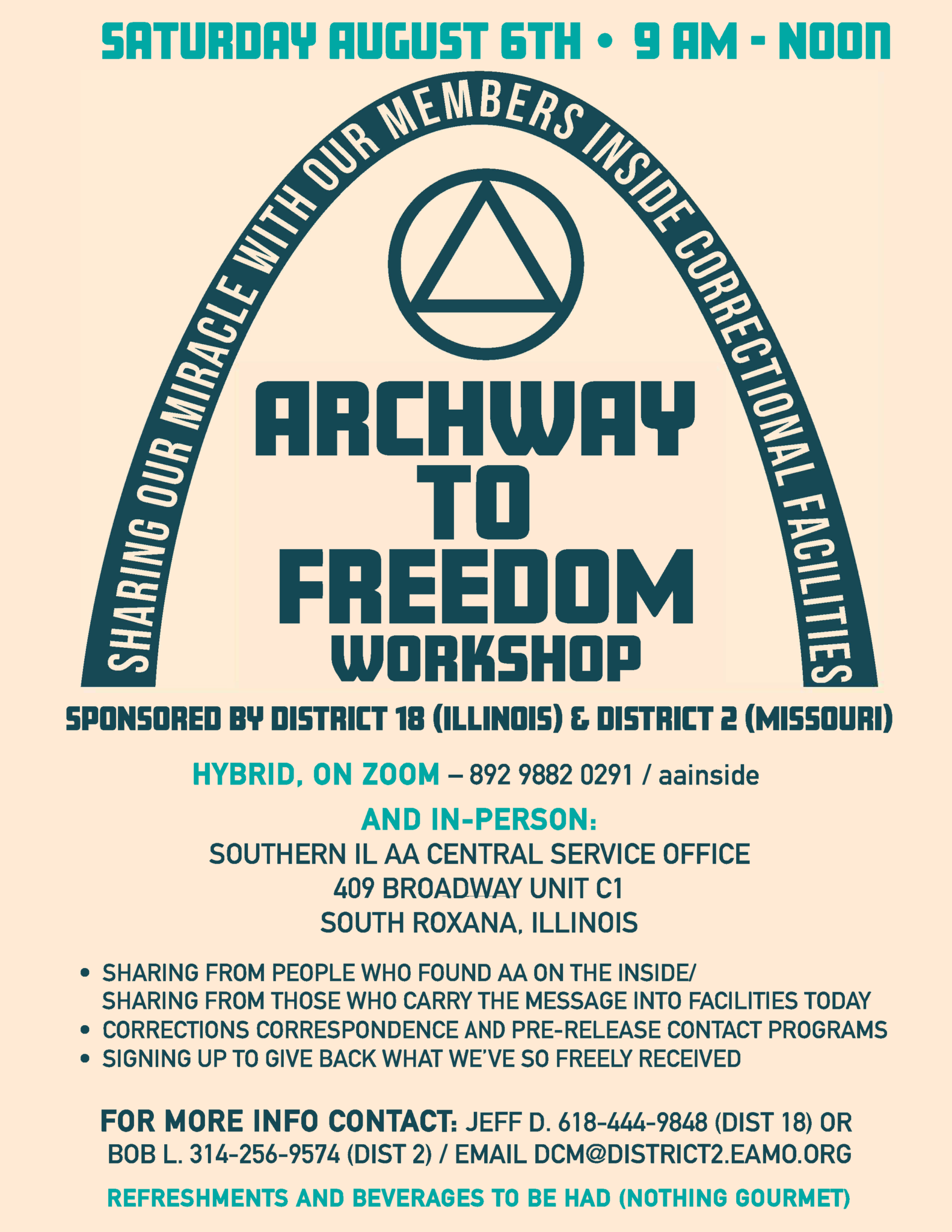 Corrections Workshop – Alcoholics Anonymous