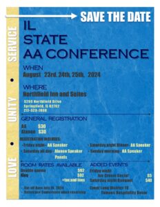 2024 Illinois State Conference - Alcoholics Anonymous Central Illinois ...
